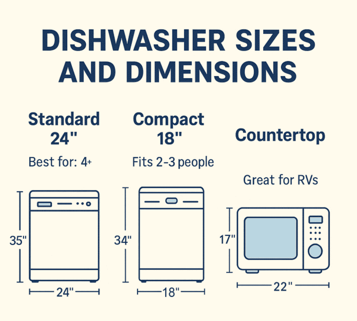 Dishwasher Sizes and Dimensions Explained - Online Buyer Review - Real ...