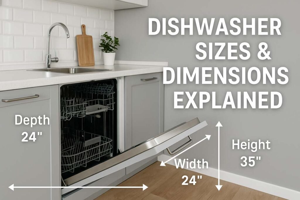 Dishwasher Sizes and Dimensions Explained - Online Buyer Review - Real ...